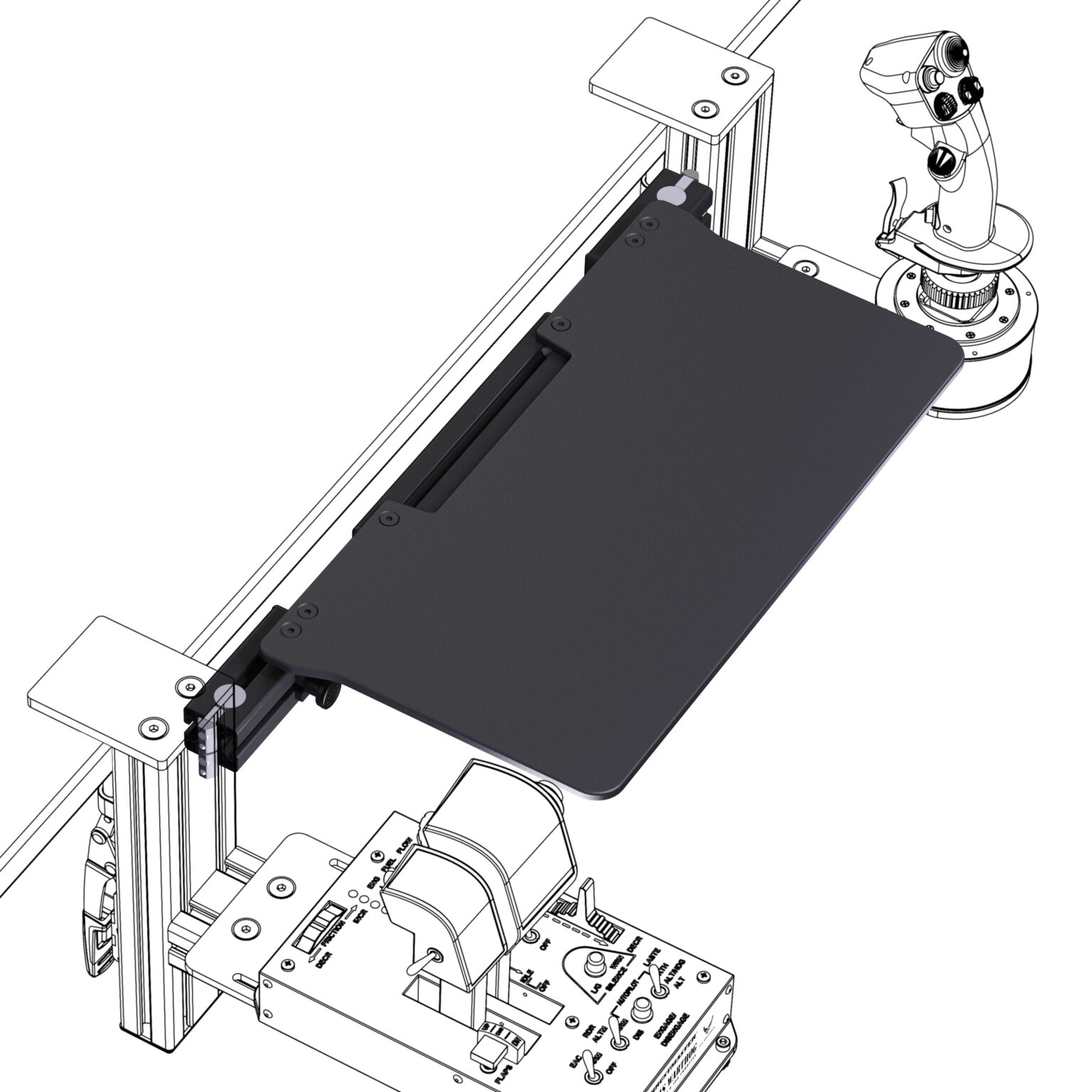 Keyboard Bridge Desk Mount – MTSIM – MONSTERTECH