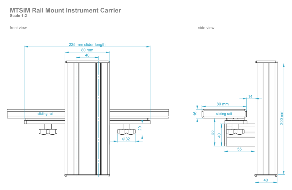 Instrument Carrier Rail Mount – MTSIM – MONSTERTECH