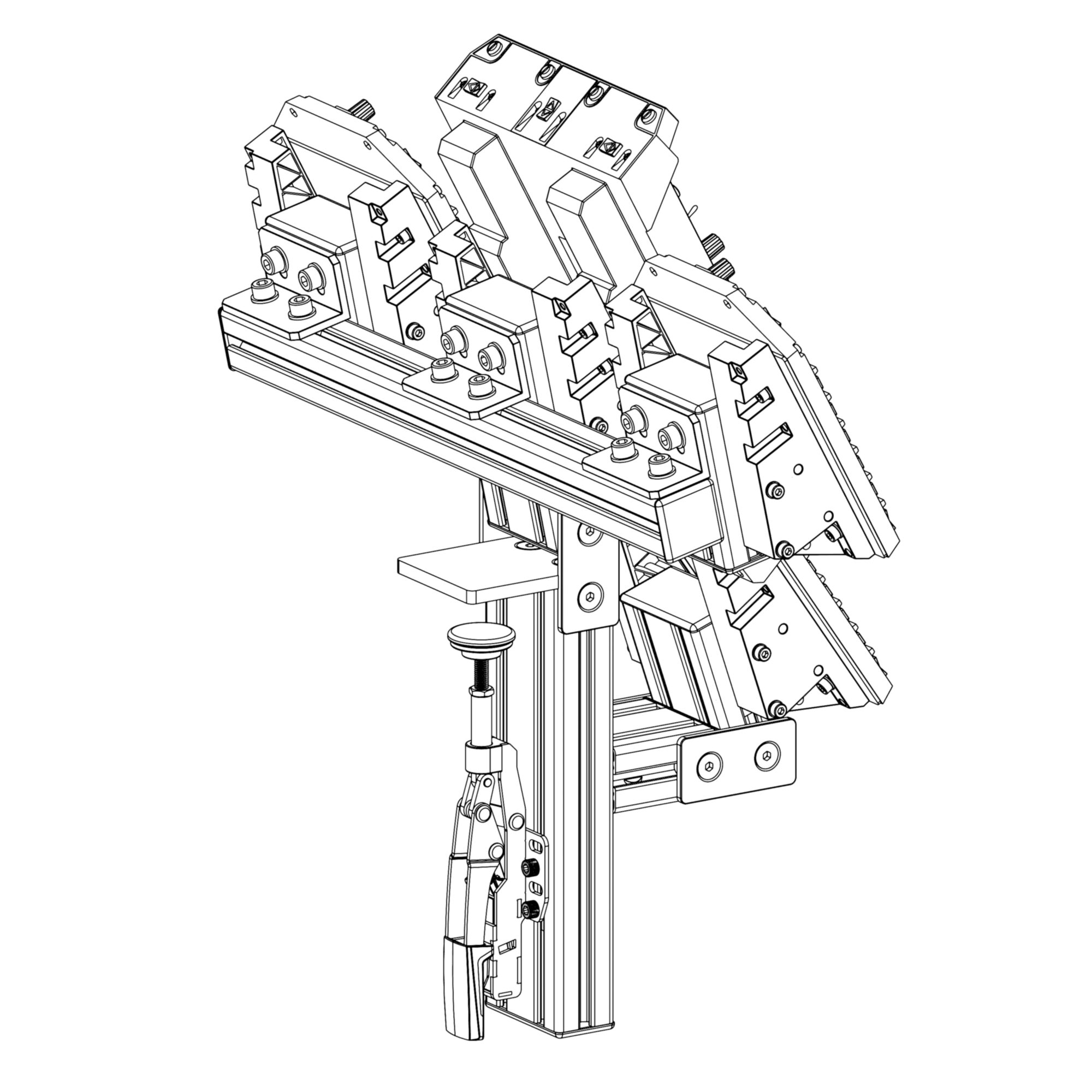 Desk Mount for Winwing MIP – MTSIM – MONSTERTECH