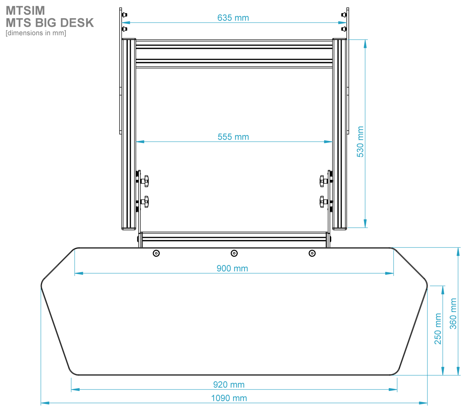 MTS Big Desk – MTSIM – MONSTERTECH
