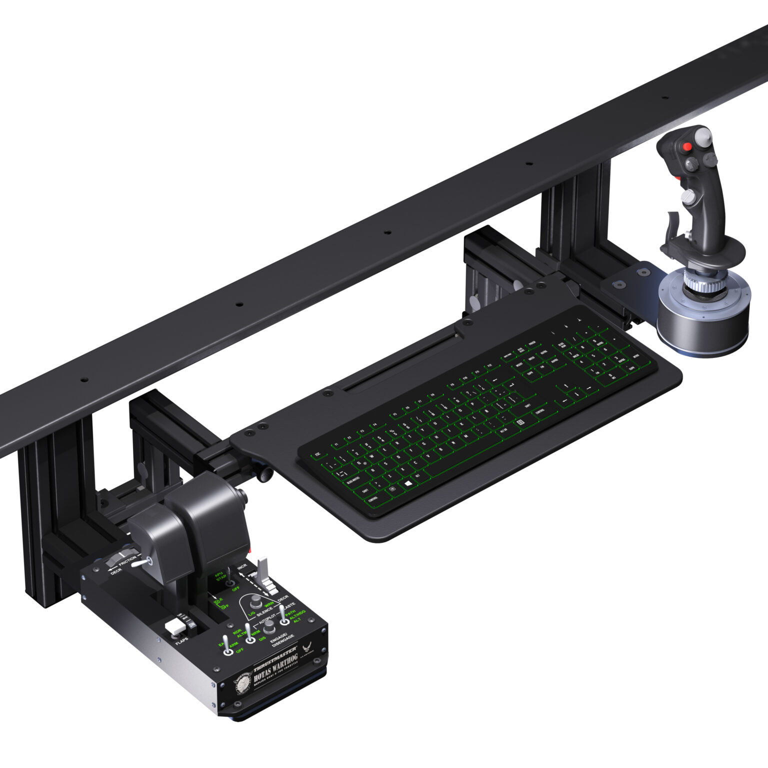 Joystick / HOTAS Rail Mount – MTSIM – MONSTERTECH