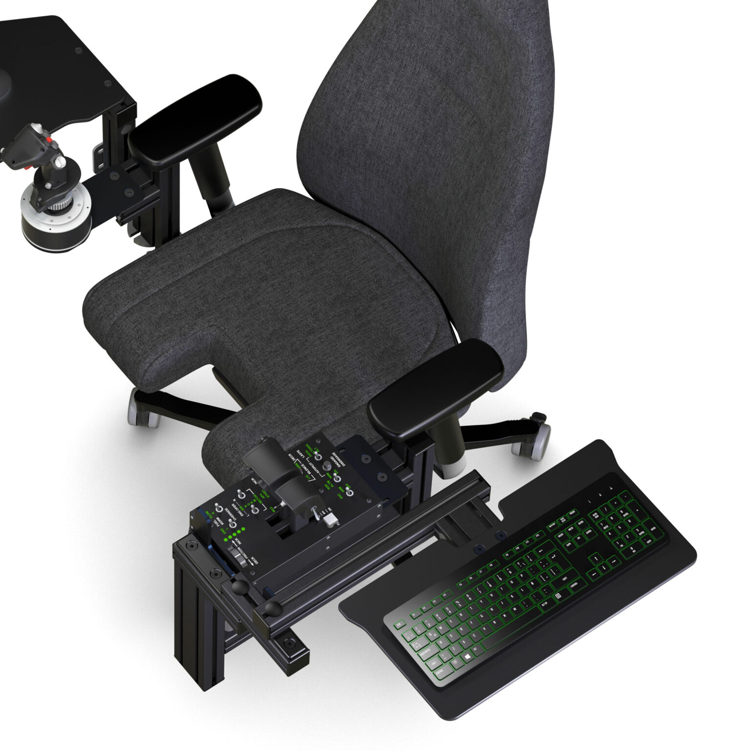 Chair Mount Keyboard Tray – MTSIM – MONSTERTECH